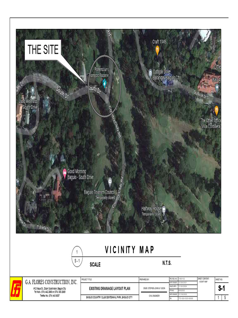 BCC MONUMENT - EXISTING DRAINAGE PLAN | PDF