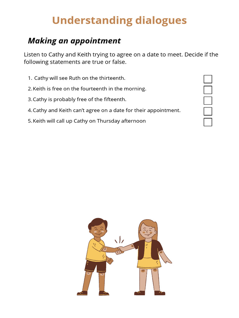 Understanding Dialogues | PDF