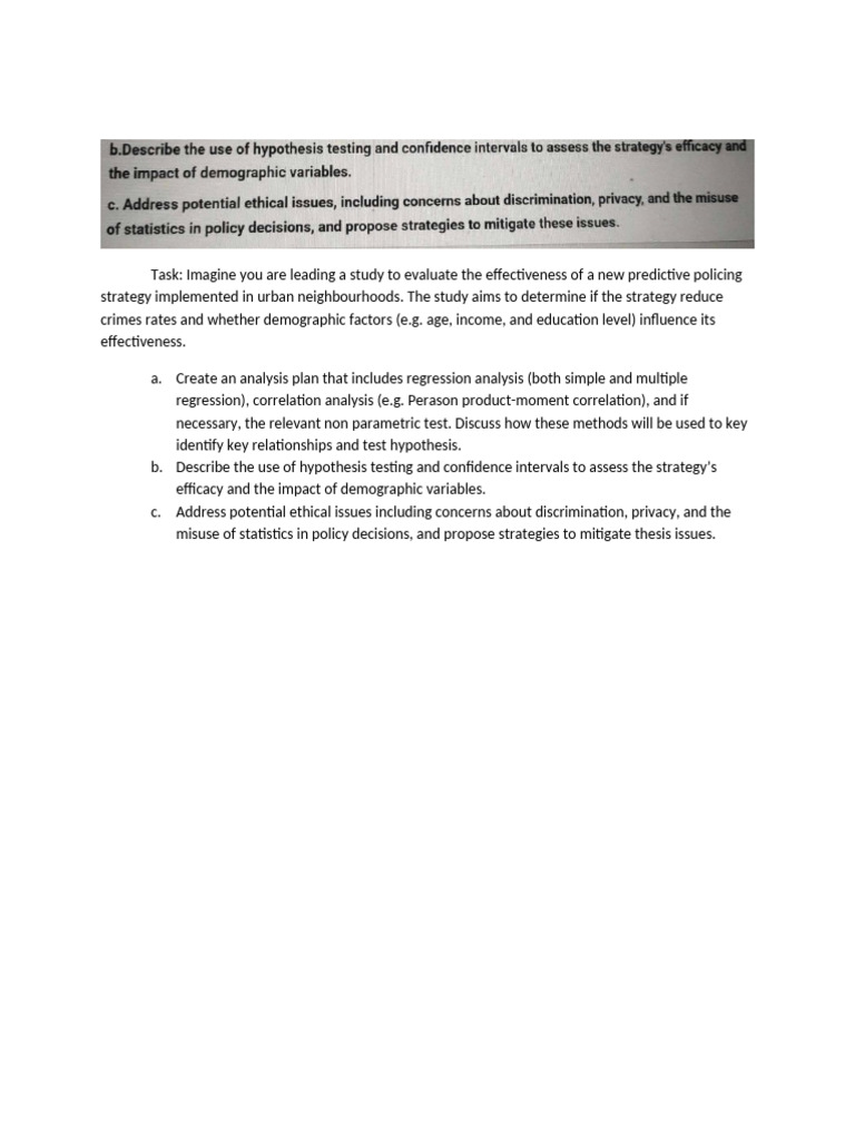 Predictive Policing Strategy Study Pdf