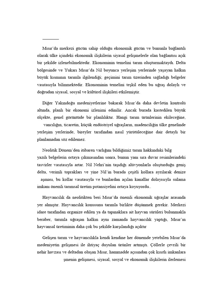 Eski Mısır Medeniyeti (Devam) | PDF