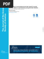 Speech Intelligibility Rating Scale | PDF