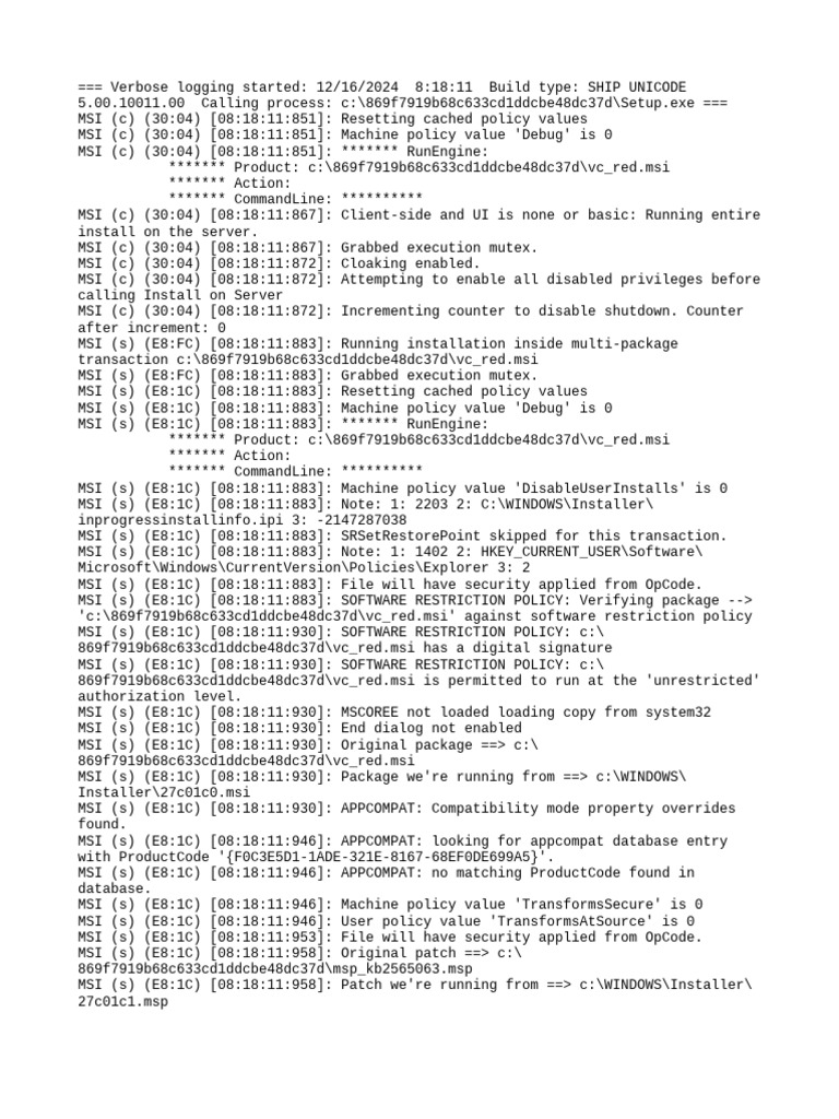 Microsoft Visual C++ 2010 x86 Redistributable Setup - 20241216 ...