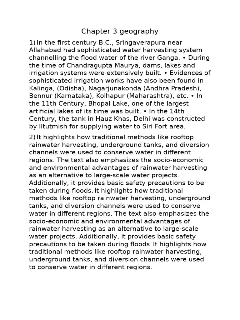 Chapter 3 Geography | PDF