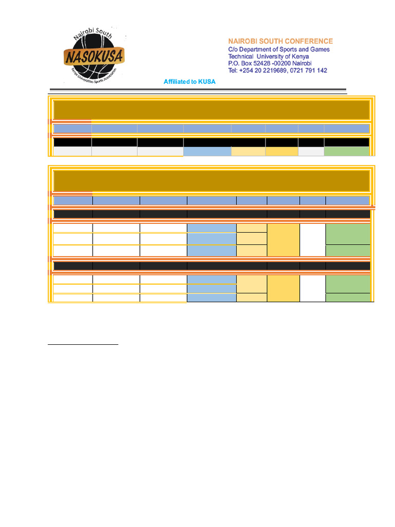 Volleyball Fixtures & Guidelines | PDF
