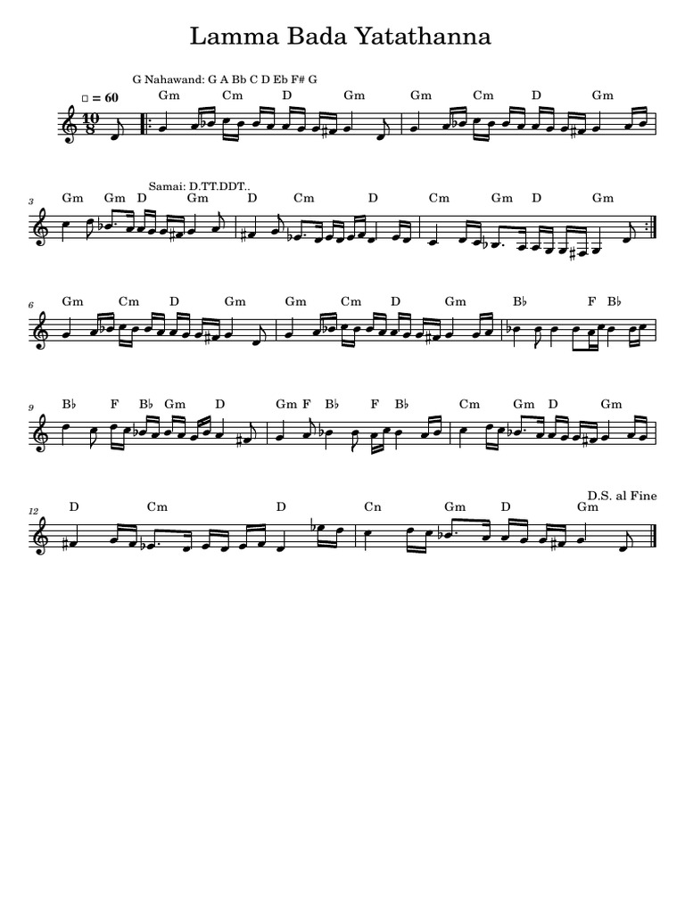 Lamma Bada Yatathanna | PDF