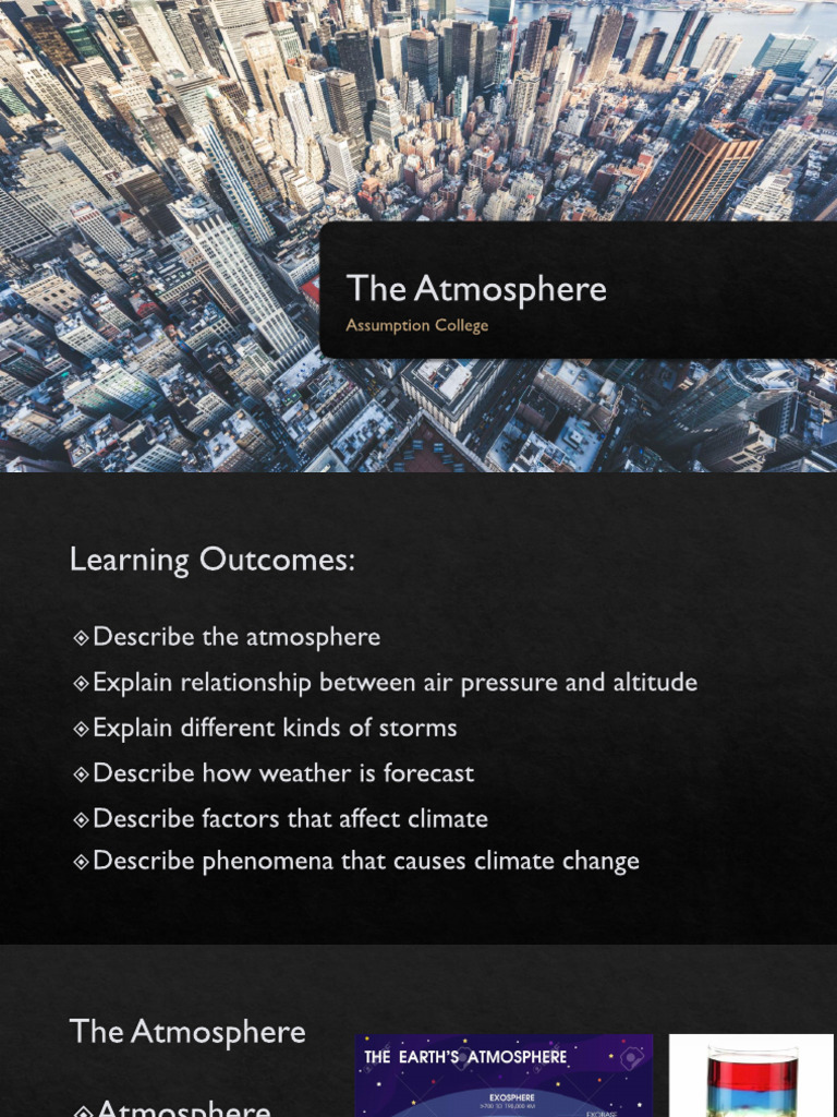 The Atmosphere | PDF