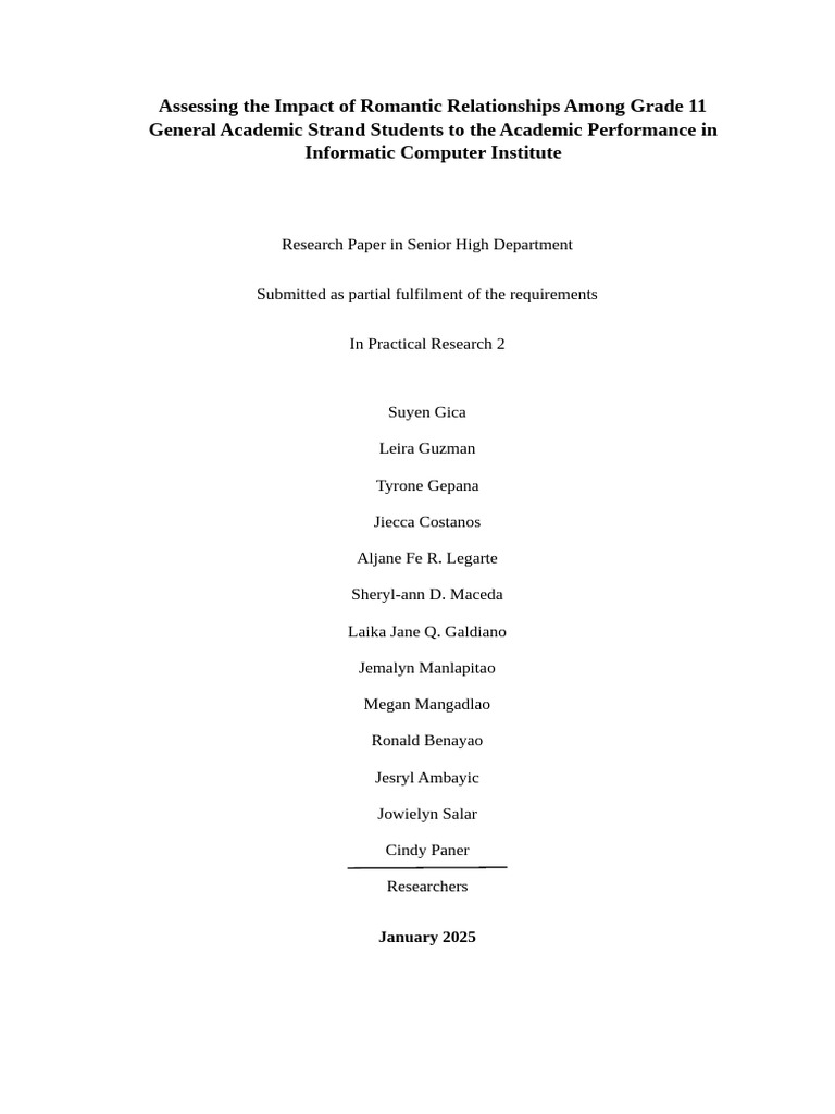 The_Impact_of_Romantic_Relationships_Among_General_Academic_Strand ...