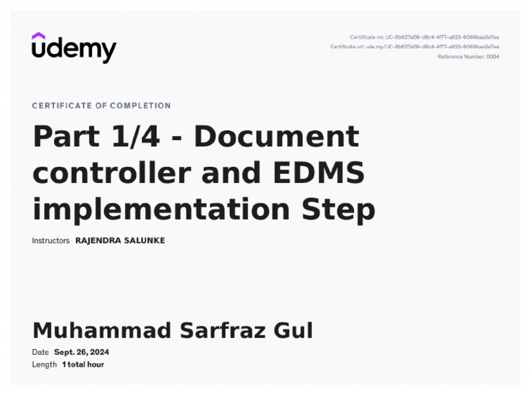 Document Controller and EDMS Implementation Setup | PDF