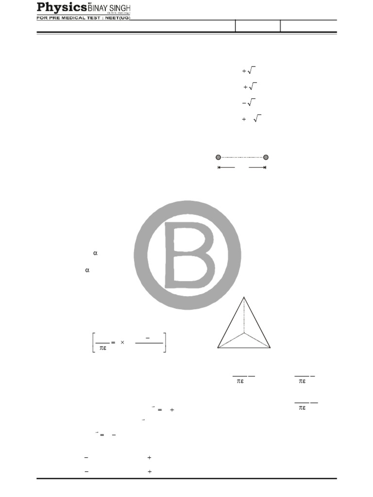 Electrostatics - NET2 (BTH2) | PDF | Electric Field | Electromagnetism