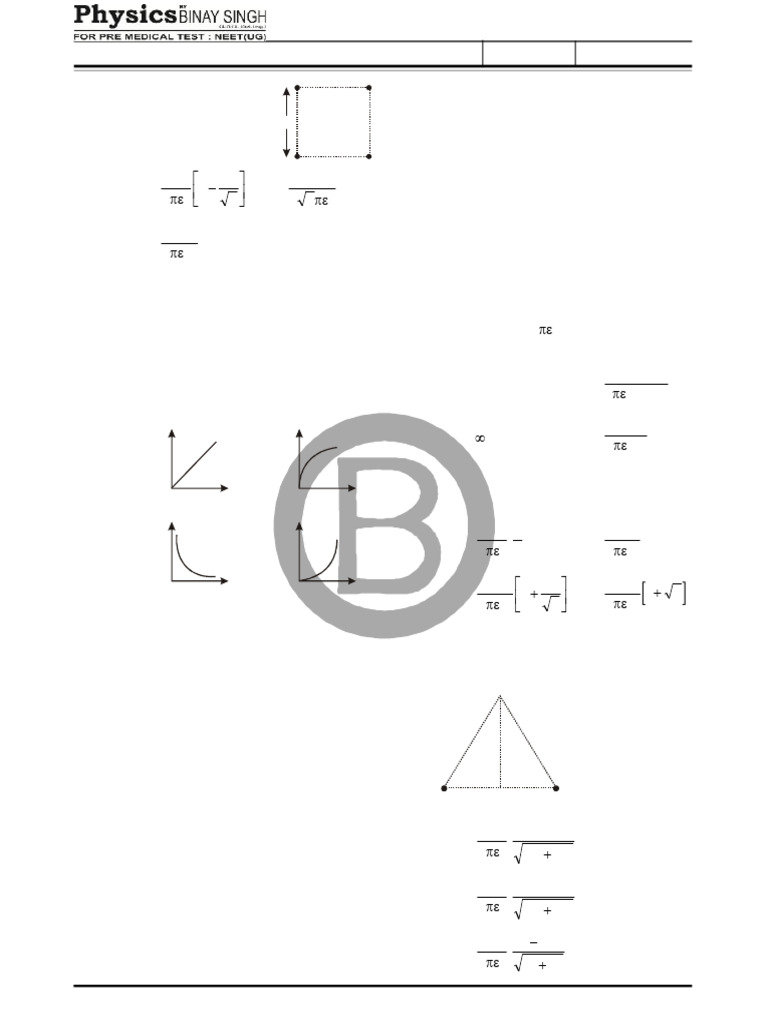 Electrostatics - NET3 (BTH3) | PDF | Electric Field | Volt