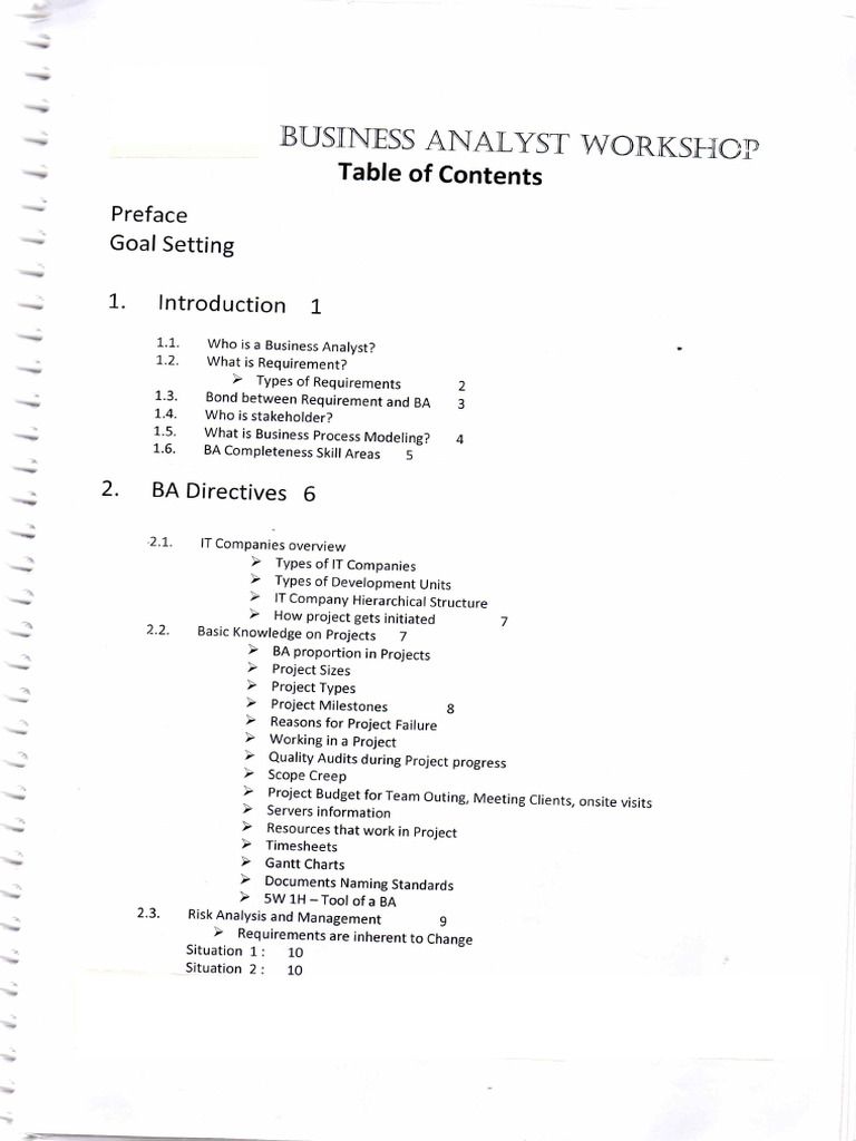 Business Analyst Material | PDF