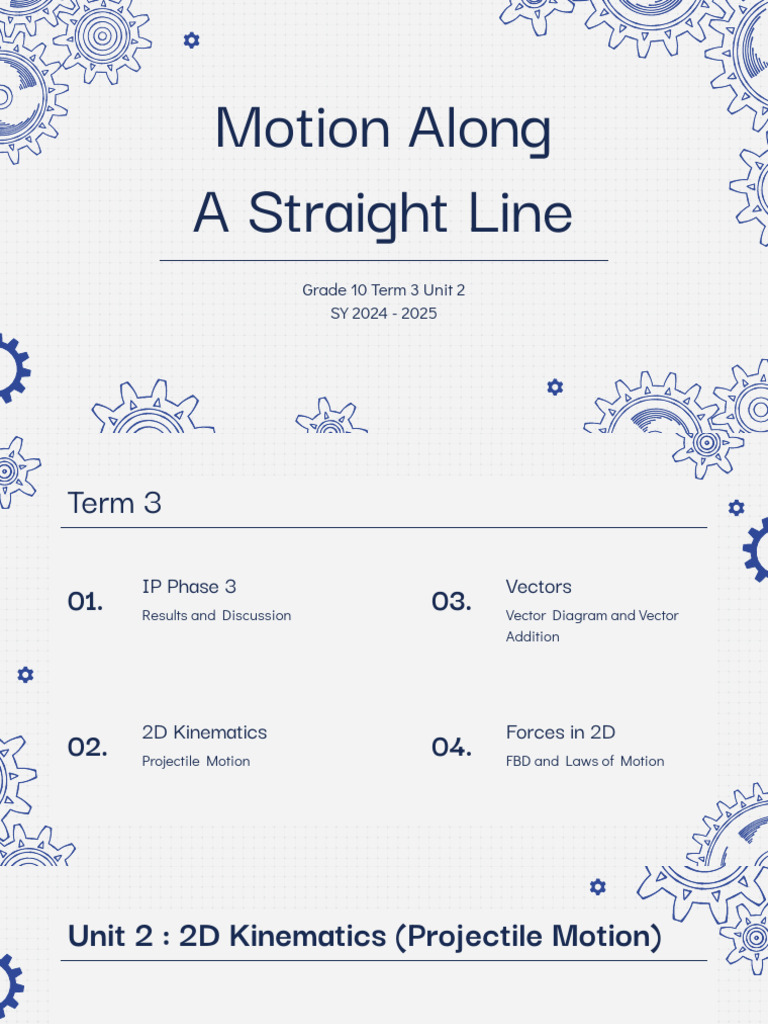 UNIT 2 PPT 1: Review On 1D Kinematics (Horizontal Motion) | PDF | Velocity | Acceleration