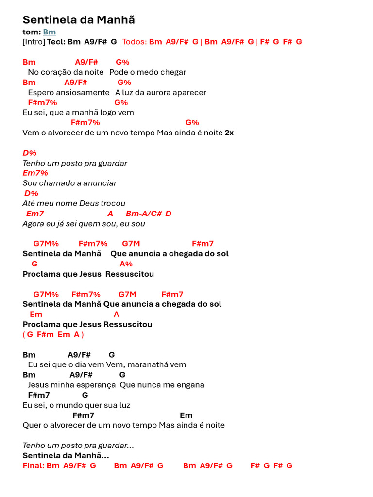 Sentinela Do Amanhã | PDF