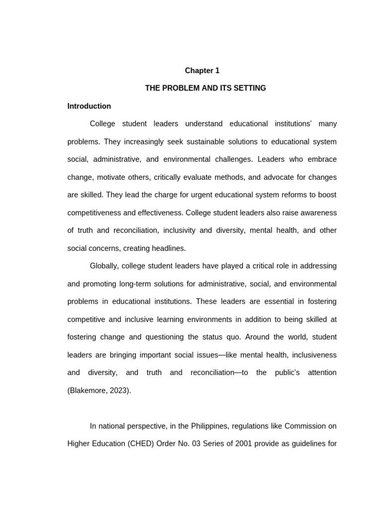 Henes GRP Chap 1 3 TD J13 | PDF | Leadership | Extraversion And Introversion