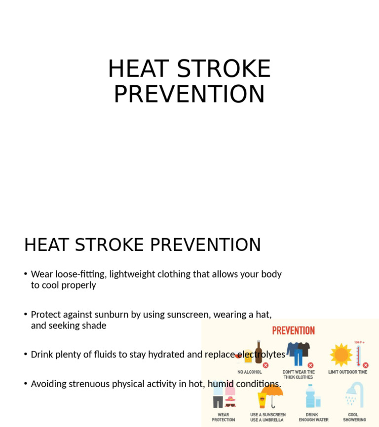 Heat Stroke Prevention Tips | PDF