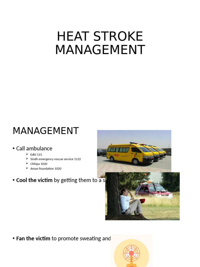 Heat Stroke Management Guidelines | PDF