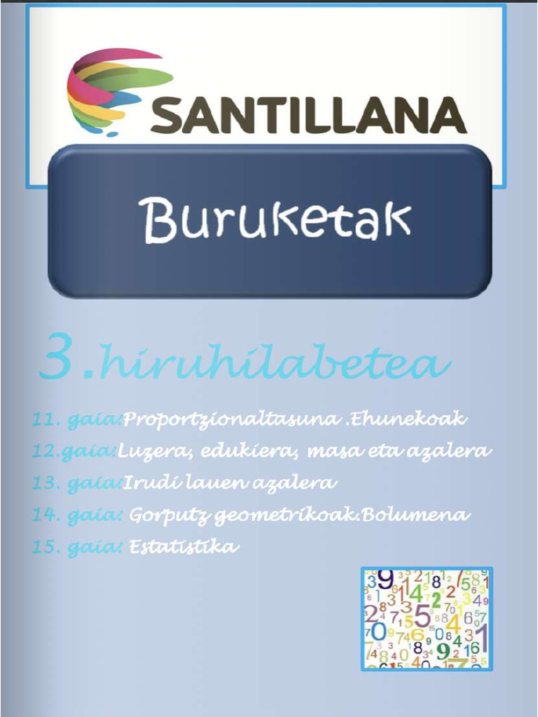 Buruketak 6. Maila 3 | PDF