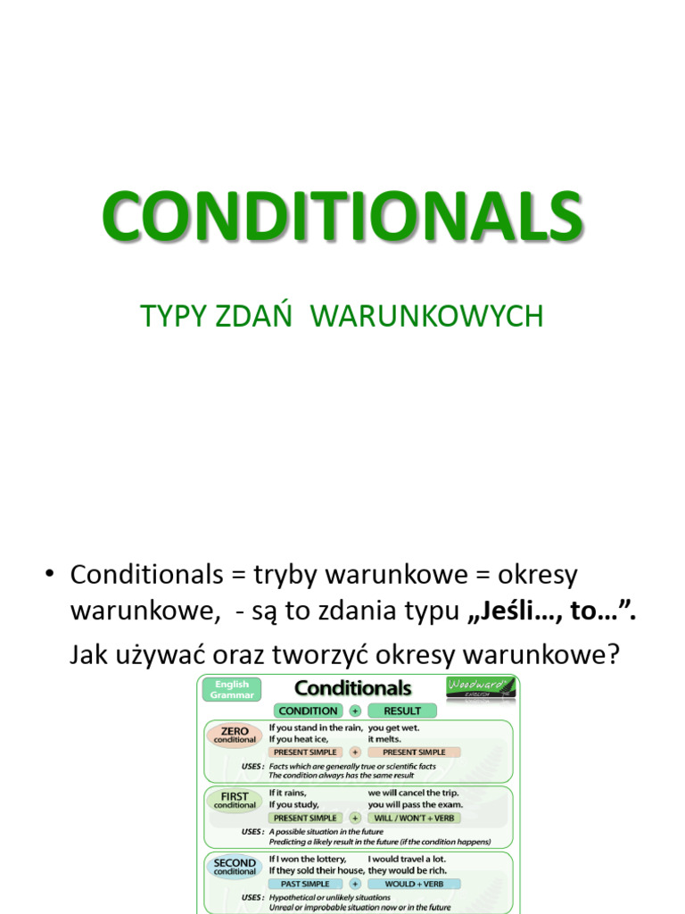 2nd CONDITIONAL - kl1 | PDF