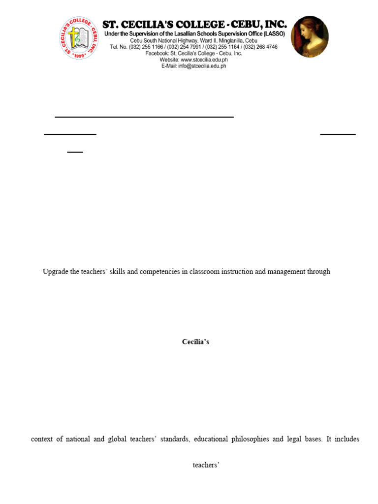 Profed 2 Course Outline 24 25 | PDF | Teachers | Philosophy Of Education