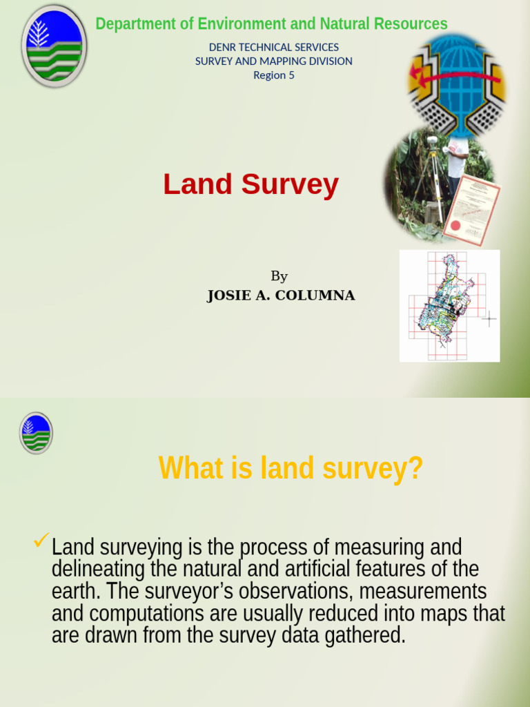 Land Survey and Mapping | PDF | Surveying | Geographic Information System