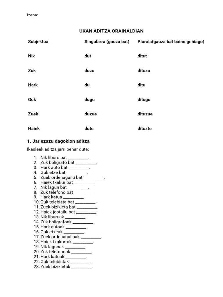 Ukan Aditza Orainaldian | PDF