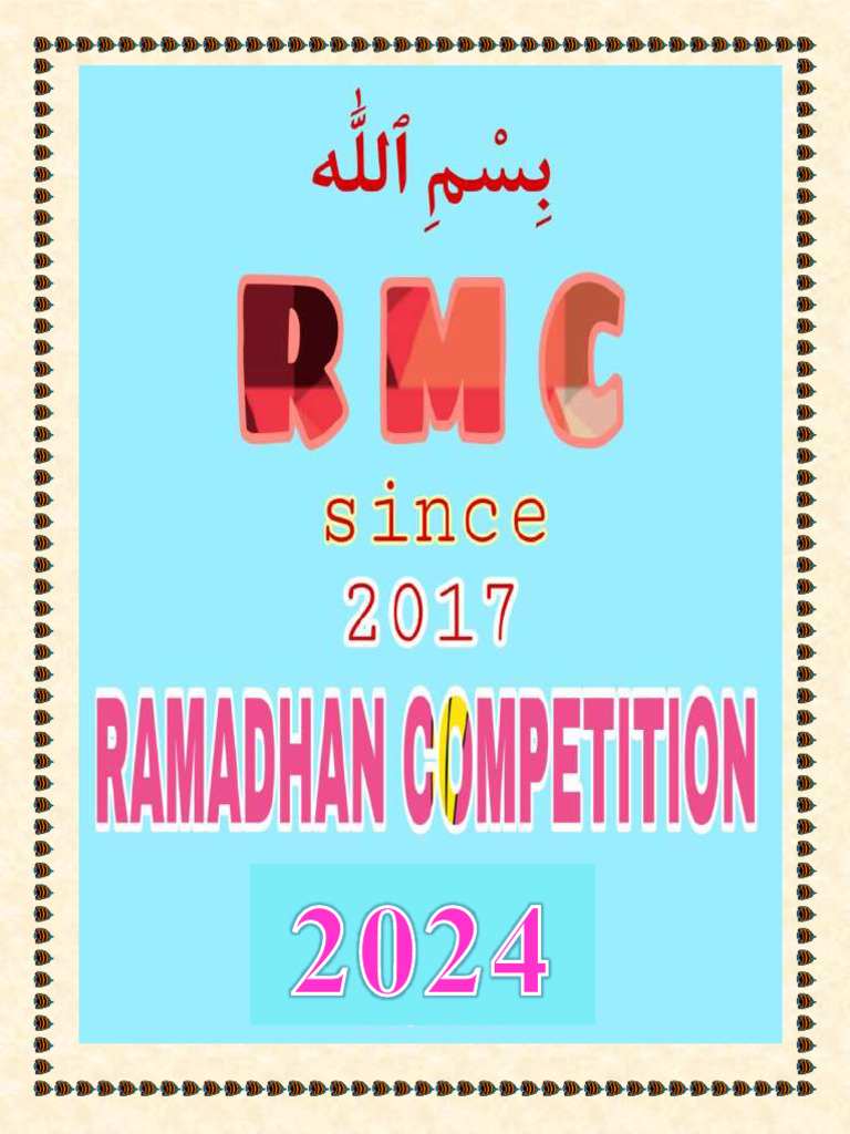 Adult - Buhari & Muslim Hadhees RMC 2024 | PDF