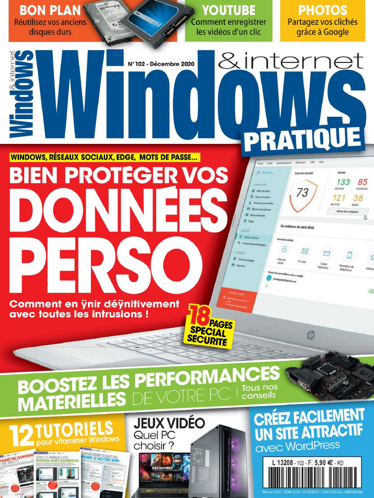 [ OxTorrent.cc ] Windows.et.Internet.Pratique.Decembre.2020 | PDF