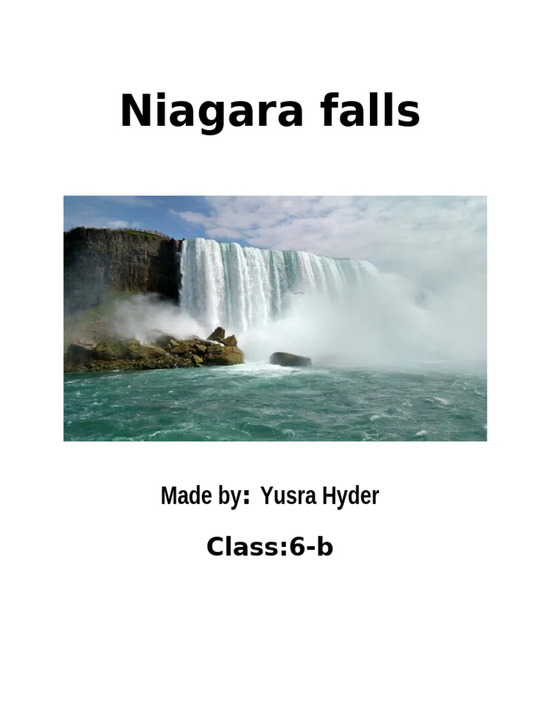 niagara falls 24 | PDF | Physical Geography | Earth Sciences