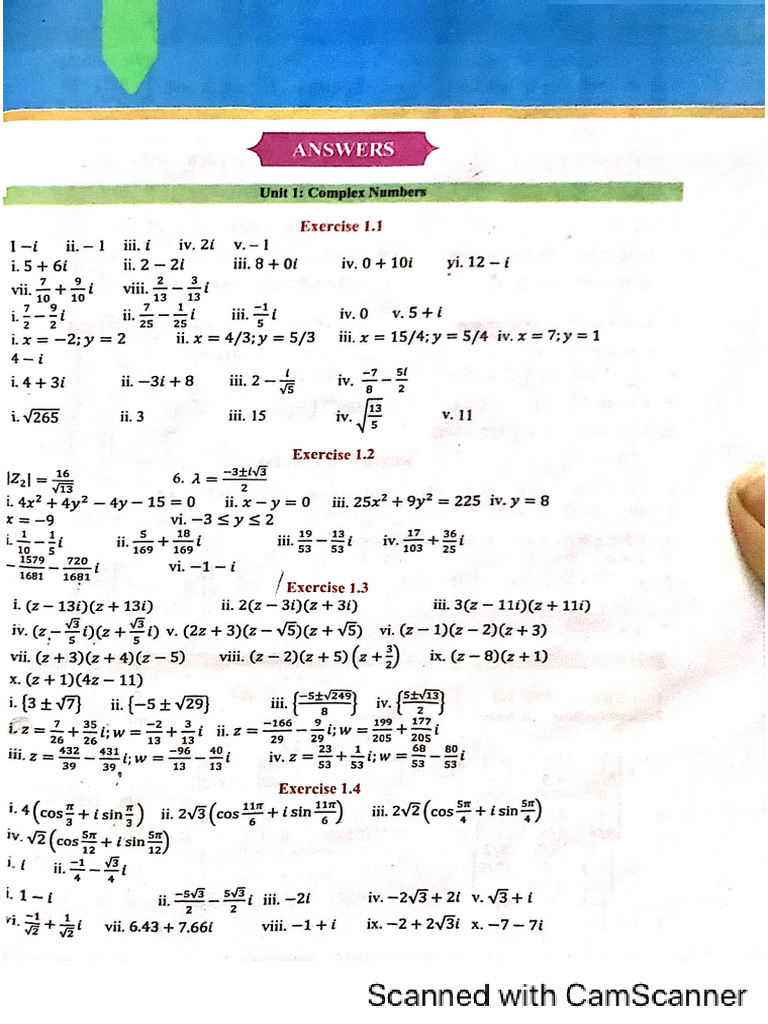 Answer Key - Grade 11 Math NBF | PDF