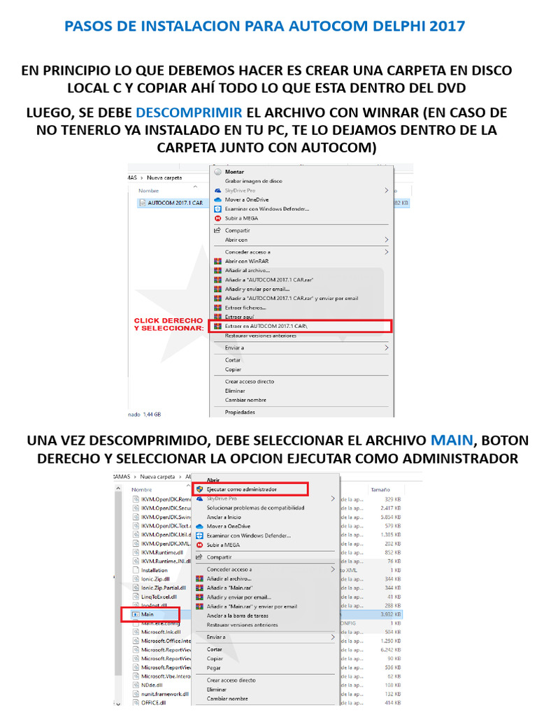 Pasos Instalacion Autocom 2017 | PDF