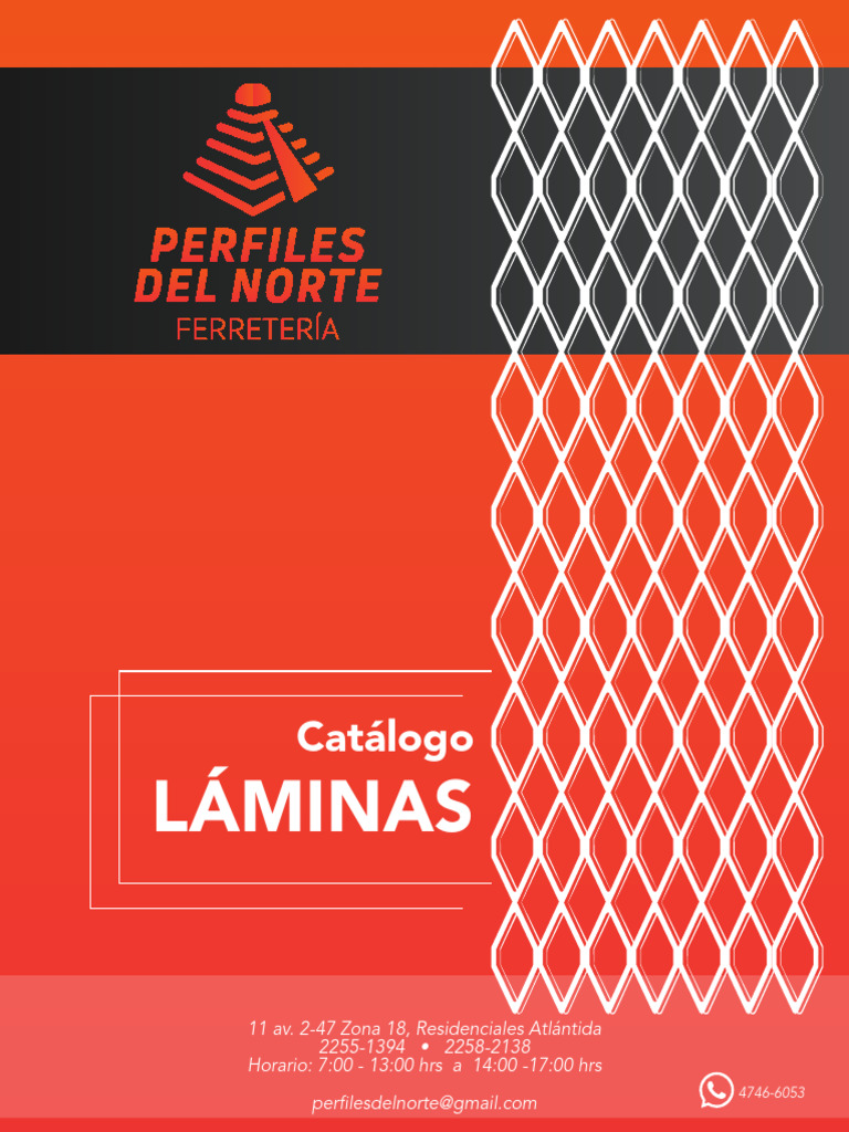 Catálogo de Láminas y Perforados | PDF | Materiales de construcción | Metro