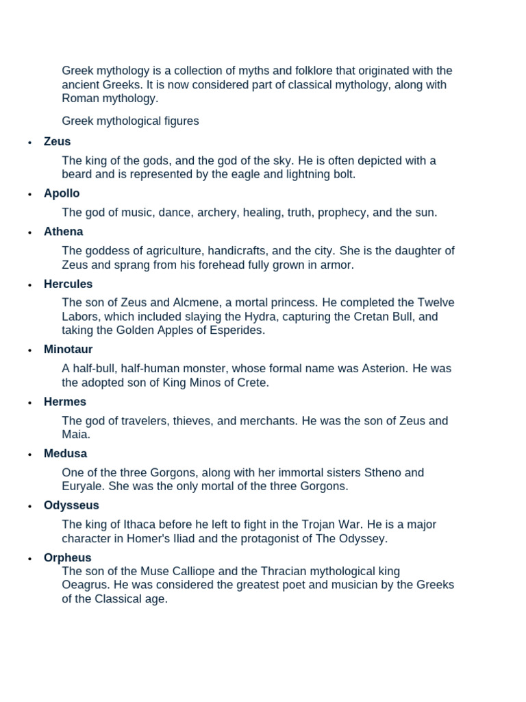 Greek Mythology Is | PDF