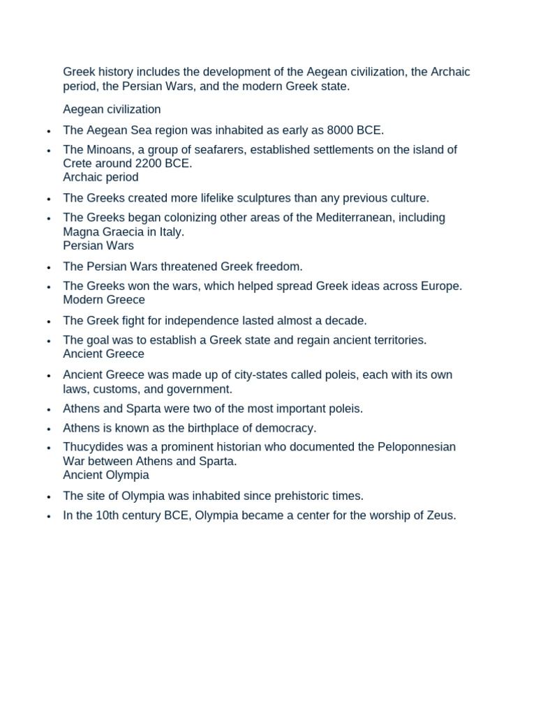 Greek History | PDF
