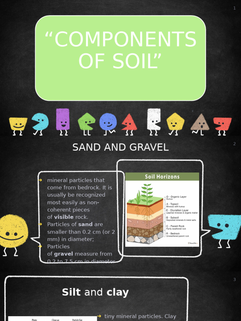 Components of Soil | PDF | Soil | Organic Matter