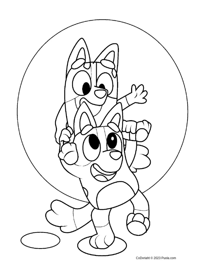 Bluey Lifts Bingo. | PDF
