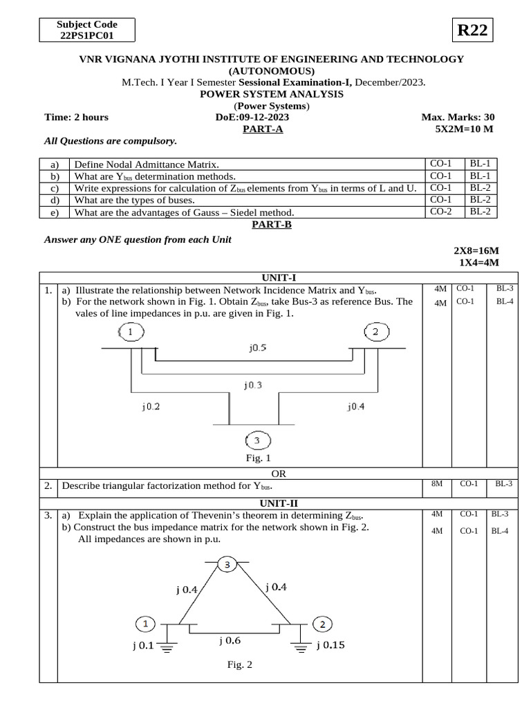 PSA-1-Mid - 2023-2023-25 Batch | PDF | Applied Mathematics | Electrical Engineering