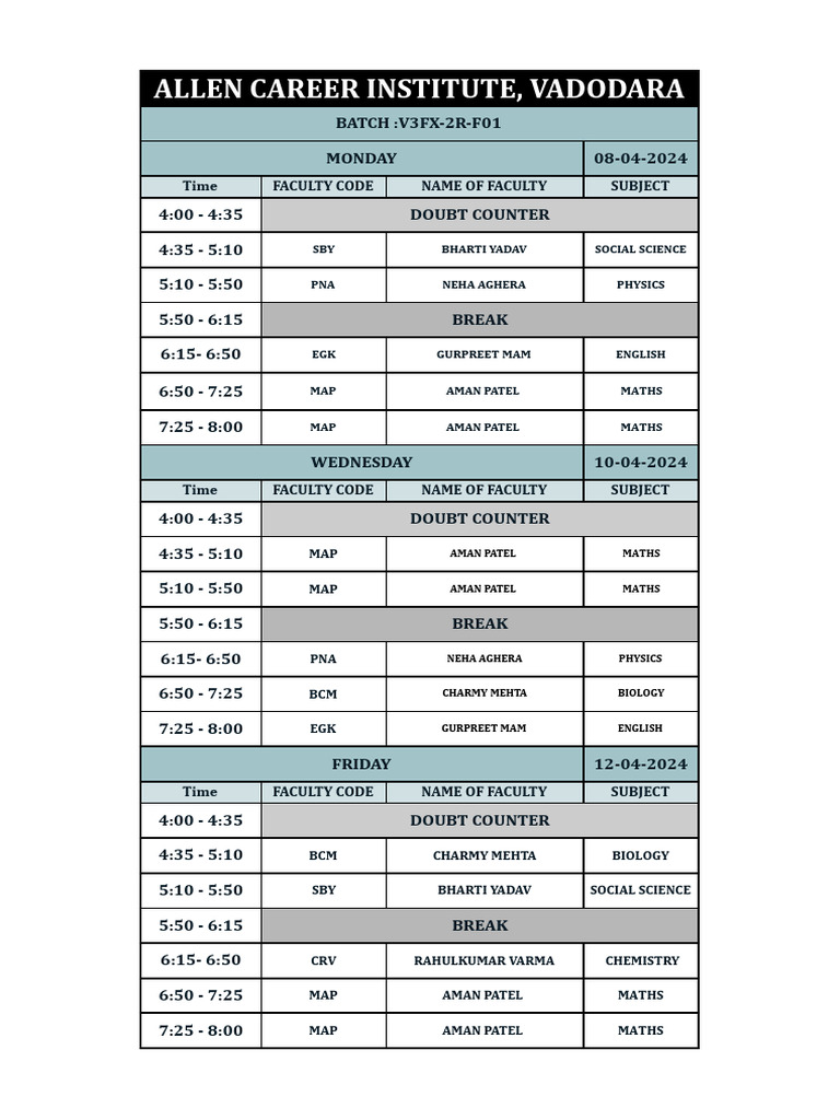 Sa-2 - Week-2 - TT - V3FX-2R-F01 (WFT6) | PDF