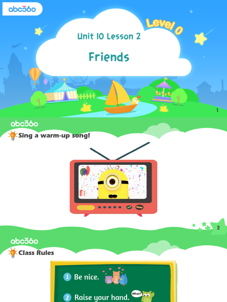 Unit 10 Lesson 2 Friends 【Www.at008.Com】 | PDF