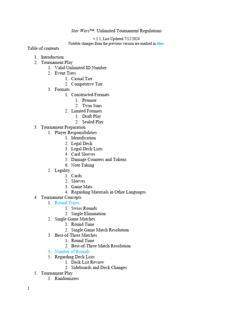 SWU Tournament Regulations Abaa9925fd | PDF | Identity Document