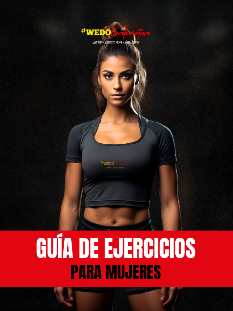 Guía de Ejercicios - Mujeres Wedo Transformation | PDF | Dieta | Manejo ...