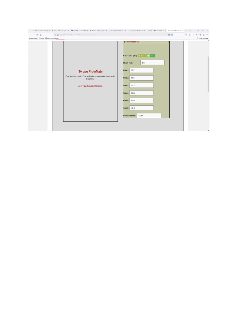 Flute measurements | PDF