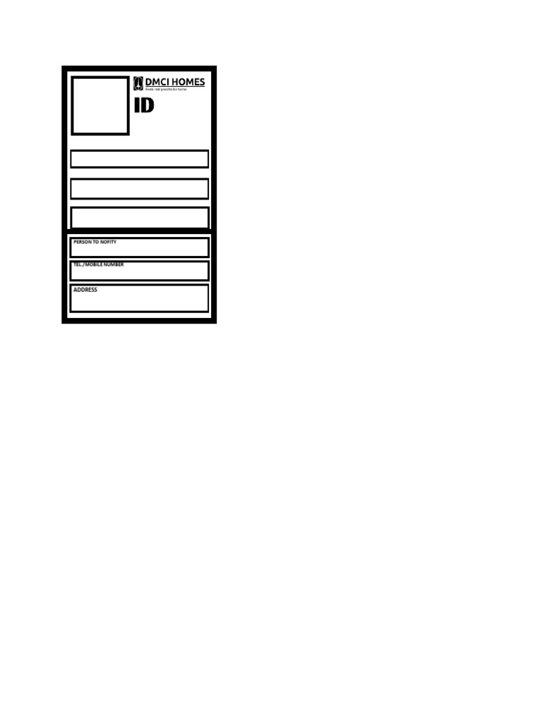 ID Application Form | PDF