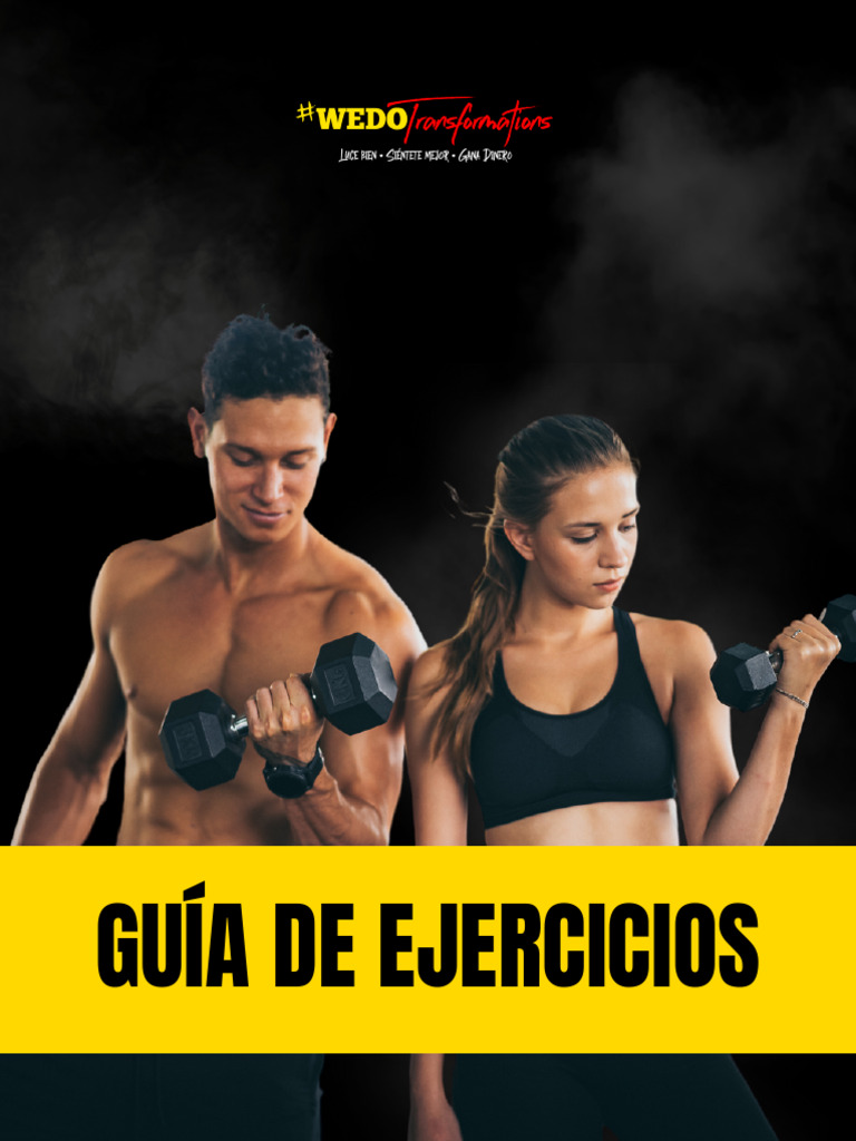 Guía de Ejercicios Hombres Wedo Transformation | PDF | Nutrición | Dieta y nutrición