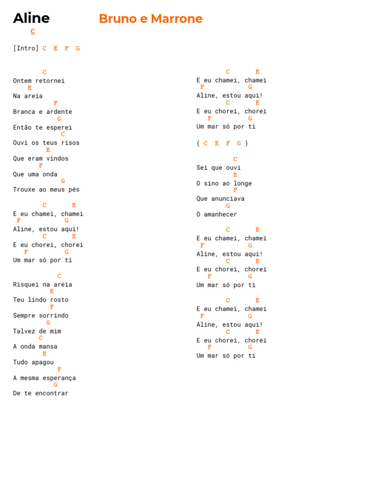 Aline Bruno e Marrone | PDF