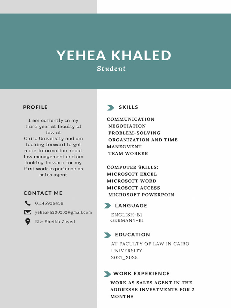 Yehea Khaled 10 | PDF