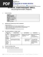 DepEd Accomplishment Report Template | PDF | Business