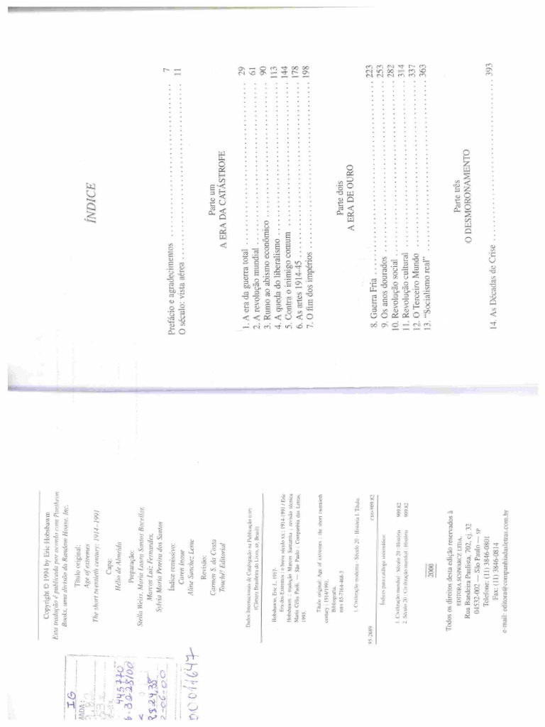 HOBSBAWN 1995 Era Dos Extremos Feiticeiros e Aprendizes | PDF