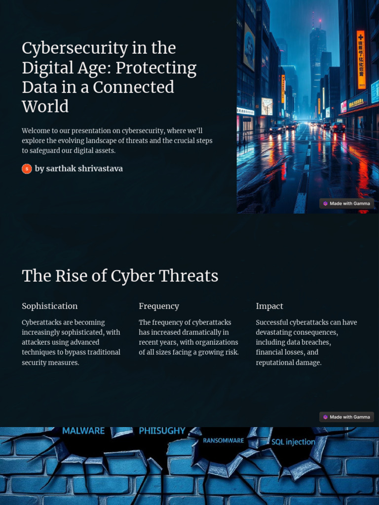 Cybersecurity in The Digital Age Protecting Data in A Connected World | PDF | Security ...