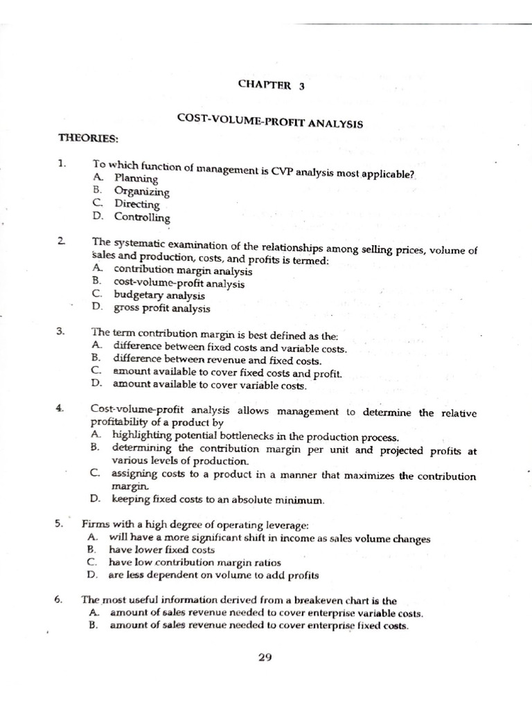 03 - CVP Analysis | PDF