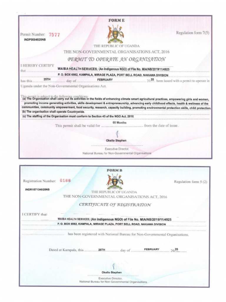 WDF Certificate of Registration 2022 To Date All C | PDF